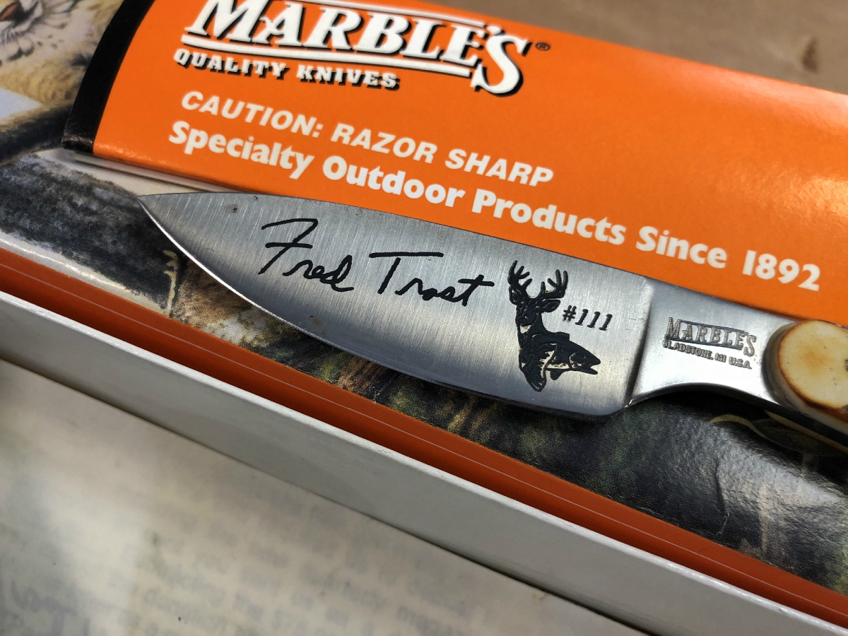 Marbles Fred Trost Limited Edition Mini Caper #111 Hunting Knife ...