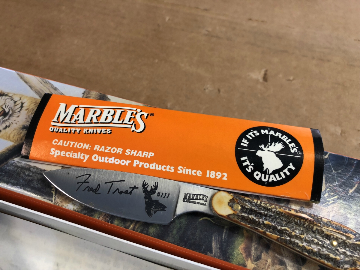 Marbles Fred Trost Limited Edition Mini Caper #111 Hunting Knife ...