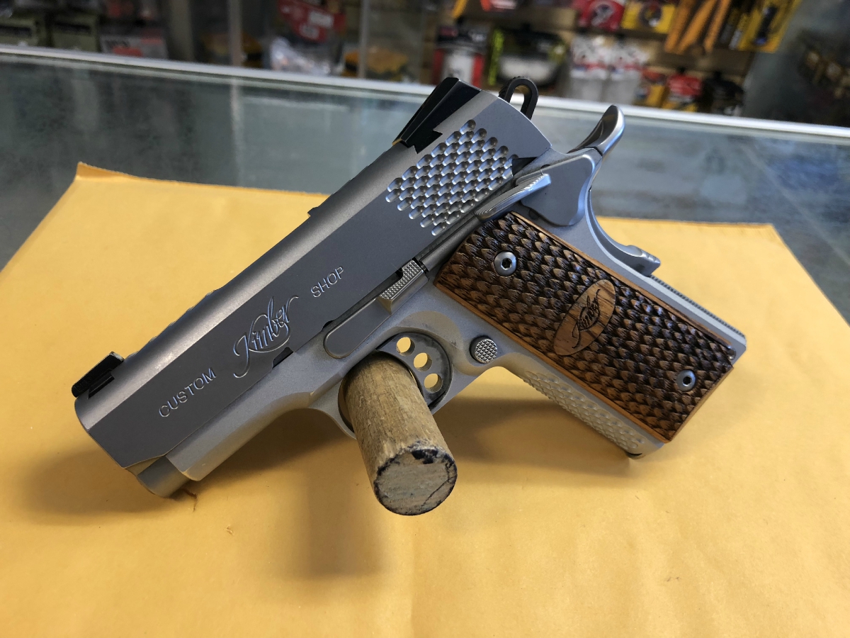 KIMBER STAINLESS STEEL ULTRA RAPTOR II WITH TRITIUM NIGHT SIGHTS ZEBRA ...