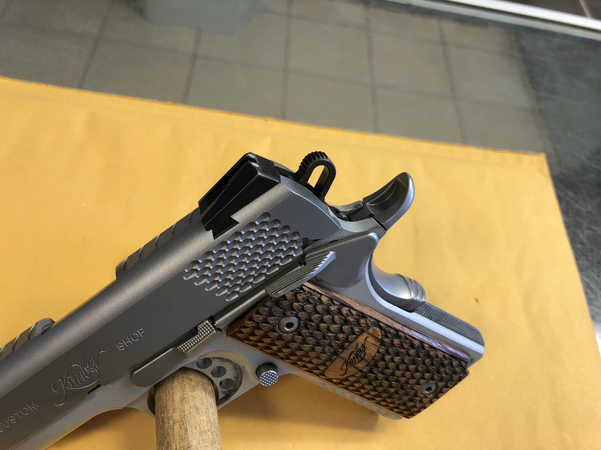 Kimber Stainless Steel Ultra Raptor Ii With Tritium Night Sights Zebra ...