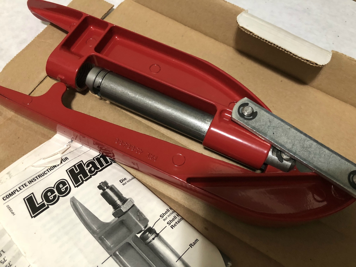 Lee Breech Lock Hand Press New In The Original Box Nice For Sale at ...