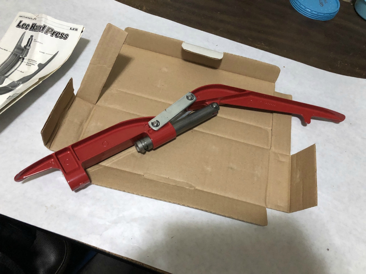 Lee Breech Lock Hand Press New In The Original Box Nice For Sale at ...
