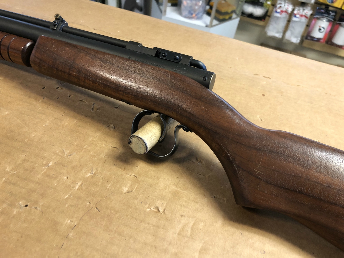 Benjamin Franklin Model 312 22 Caliber Air Pump Rifle Nice .22 Lr For ...