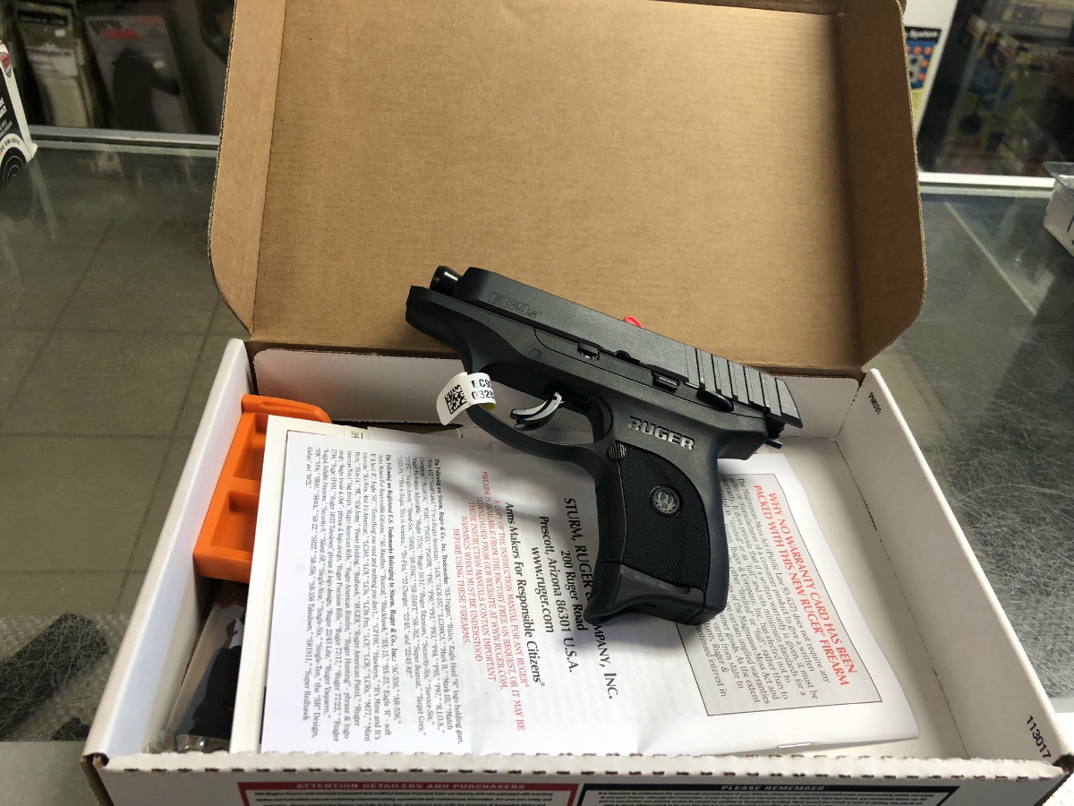 Ruger Ec9s Standard Double 9mm Luger 3.12 Inch 7+1 Black Polymer Grip ...