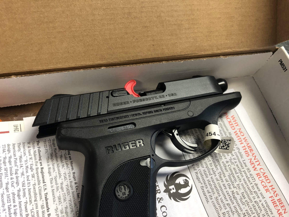 Ruger Ec9s Standard Double 9mm Luger 3.12 Inch 7+1 Black Polymer Grip ...