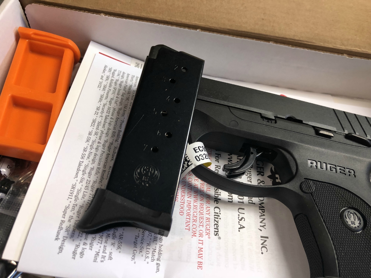 Ruger Ec9s Standard Double 9mm Luger 3.12 Inch 7+1 Black Polymer Grip ...