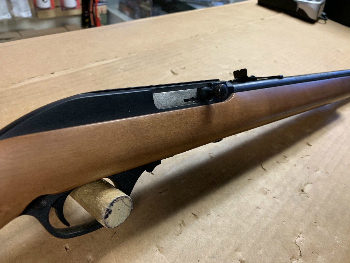 Marlin Model 60 Semi-Auto Rifle Tube Fed Magazine Wood Stock Excellent ...