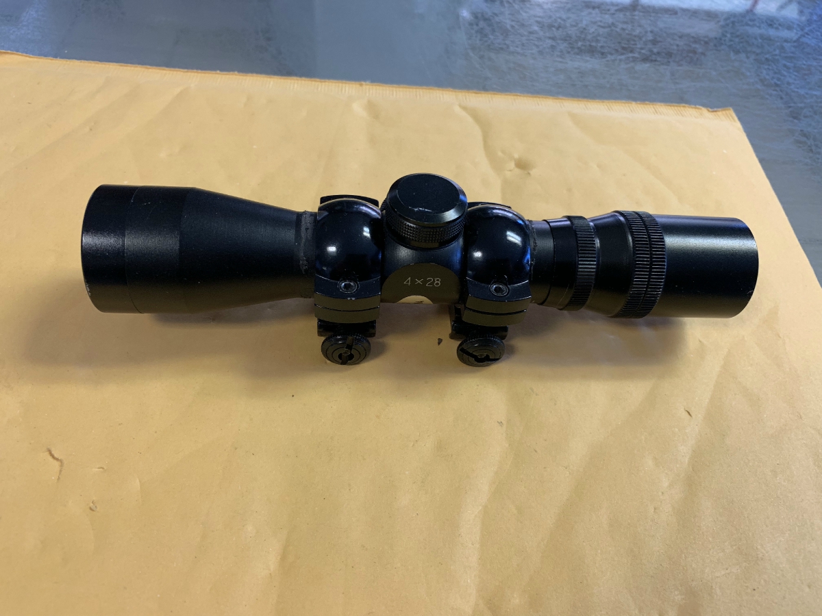 Used 4x28 Tactical Rifle Scope With Rings For Sale at GunAuction.com ...