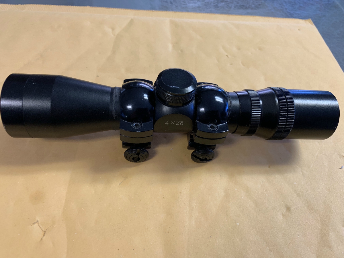 Used 4x28 Tactical Rifle Scope With Rings For Sale at GunAuction.com ...