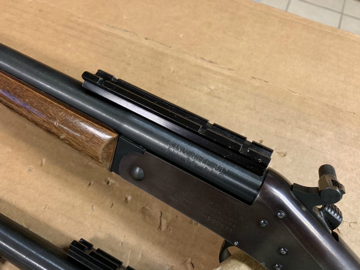 New England Firearms Pardner Handi Rifle Two Barrel Set 30-06 And 223 ...