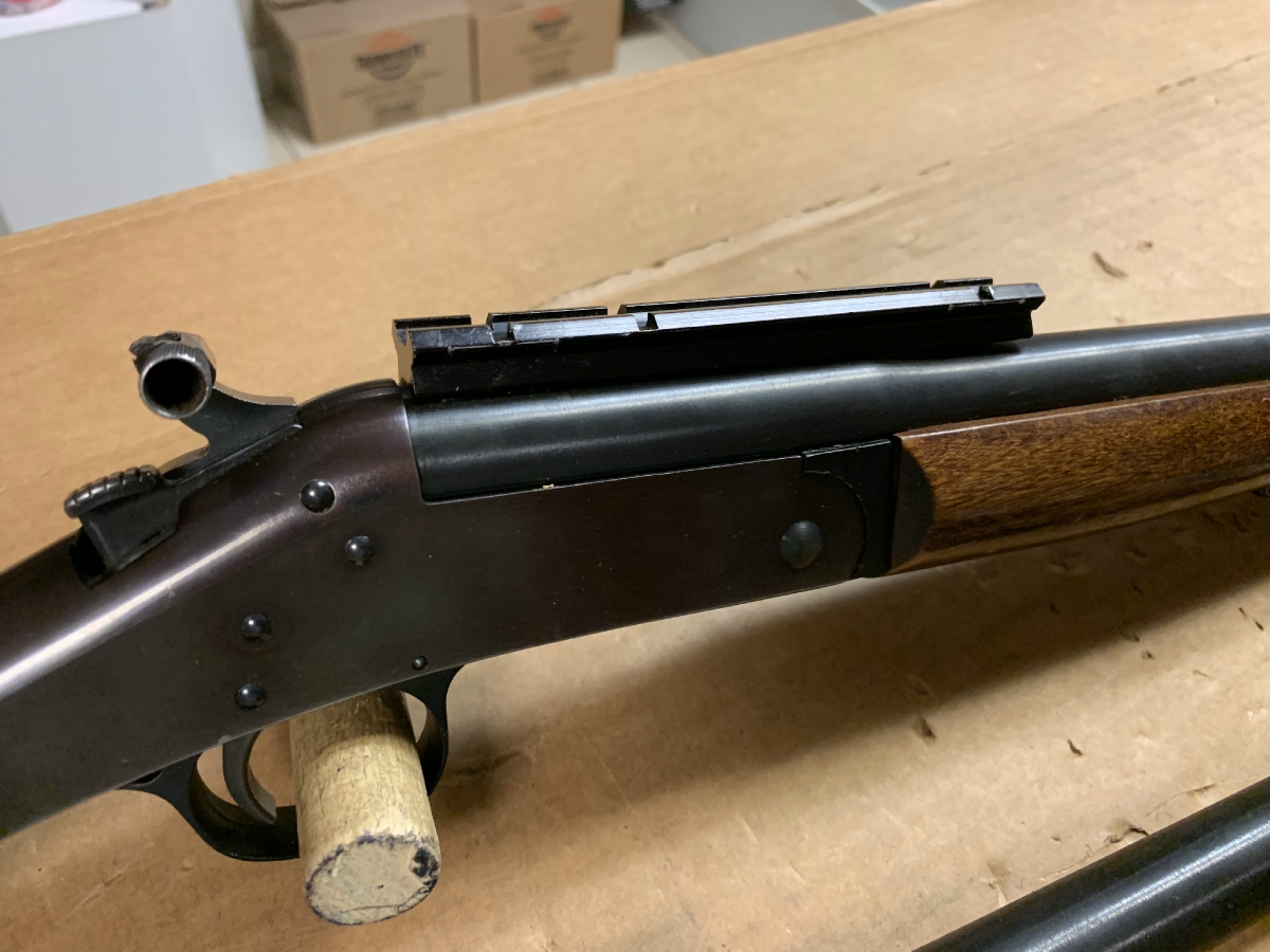 New England Firearms Pardner Handi Rifle Two Barrel Set 30-06 And 223 ...