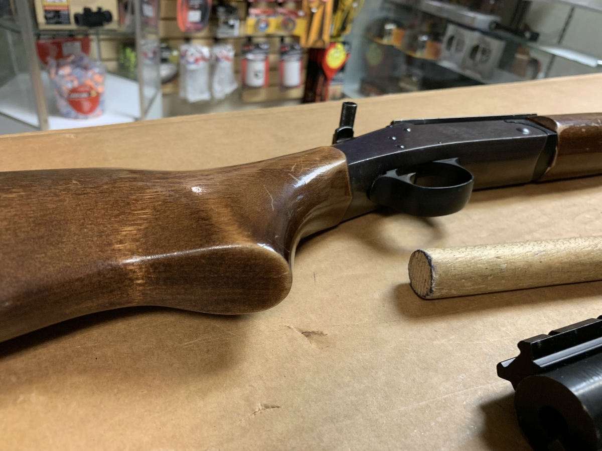 New England Firearms Pardner Handi Rifle Two Barrel Set 30-06 And 223 ...
