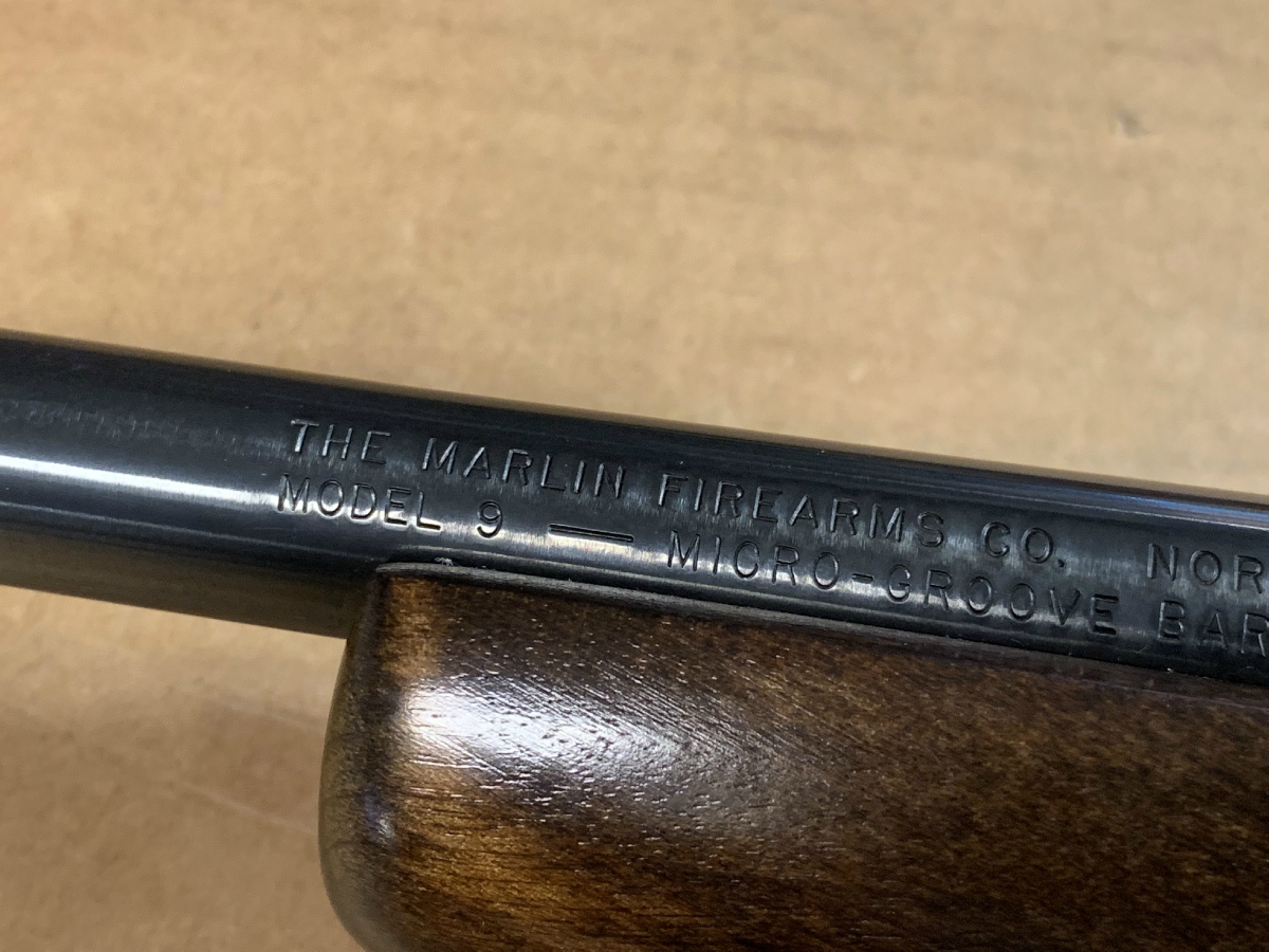 Marlin Model 9 Camp Carbine Semi-Auto Rifle Wood Stock 16.5 Inch Barrel ...