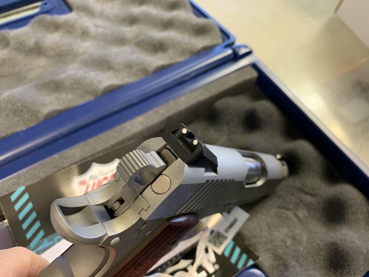 Colt 1911 Defender Single 3 Inch Barrel 7+1 Black Cherry G10 Grip ...