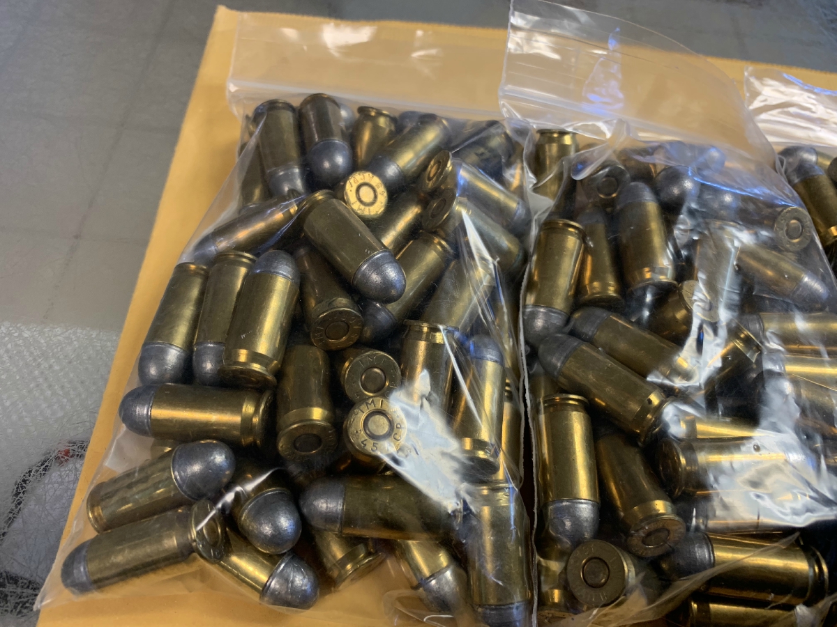 200 Rounds 45 Acp Lead Round Nose Ammunition .45 Acp For Sale at ...
