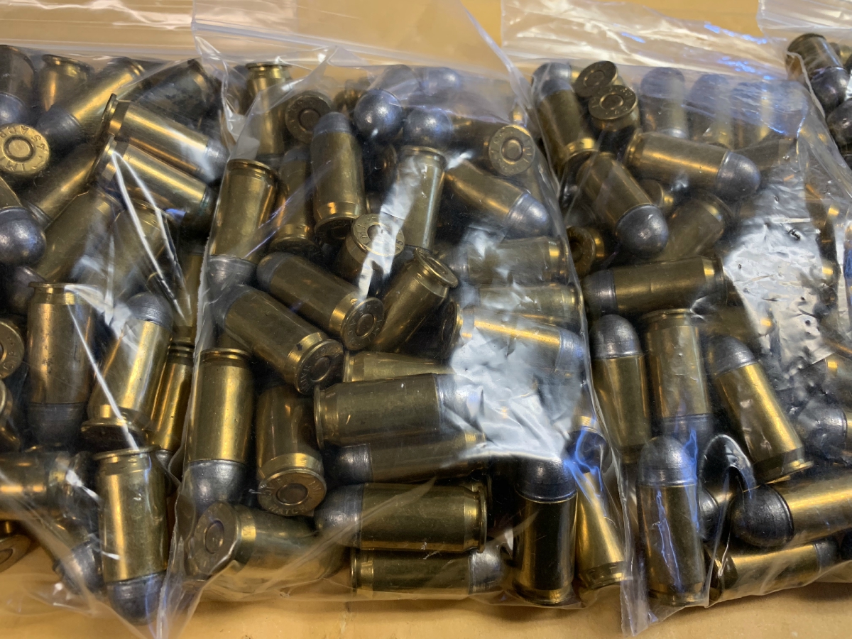 200 Rounds 45 Acp Lead Round Nose Ammunition .45 Acp For Sale at ...