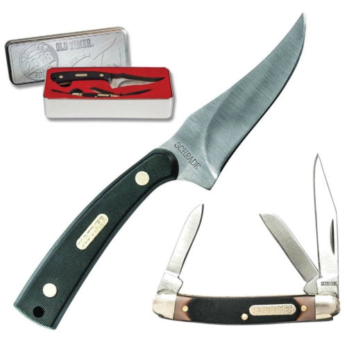 Schrade Old Timer Sharpfinger 152ot & 108ot Combo Factory New For Sale ...
