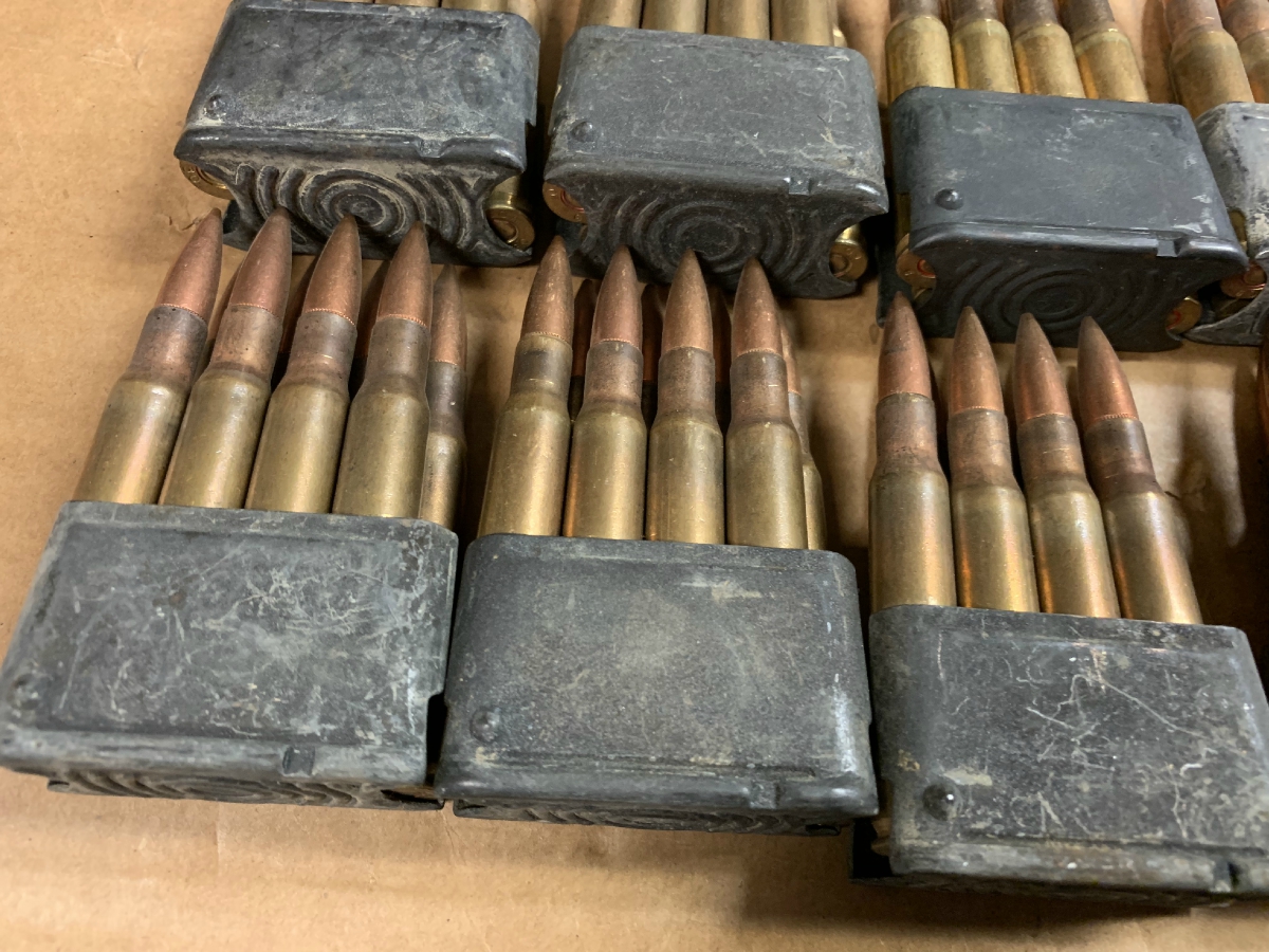 96 Rounds 30-06 M1 Garand Clipped Centerfire Rifle Cartridges Nice .30 ...