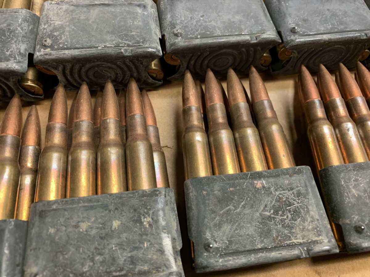 96 Rounds 30-06 M1 Garand Clipped Centerfire Rifle Cartridges Nice .30 ...