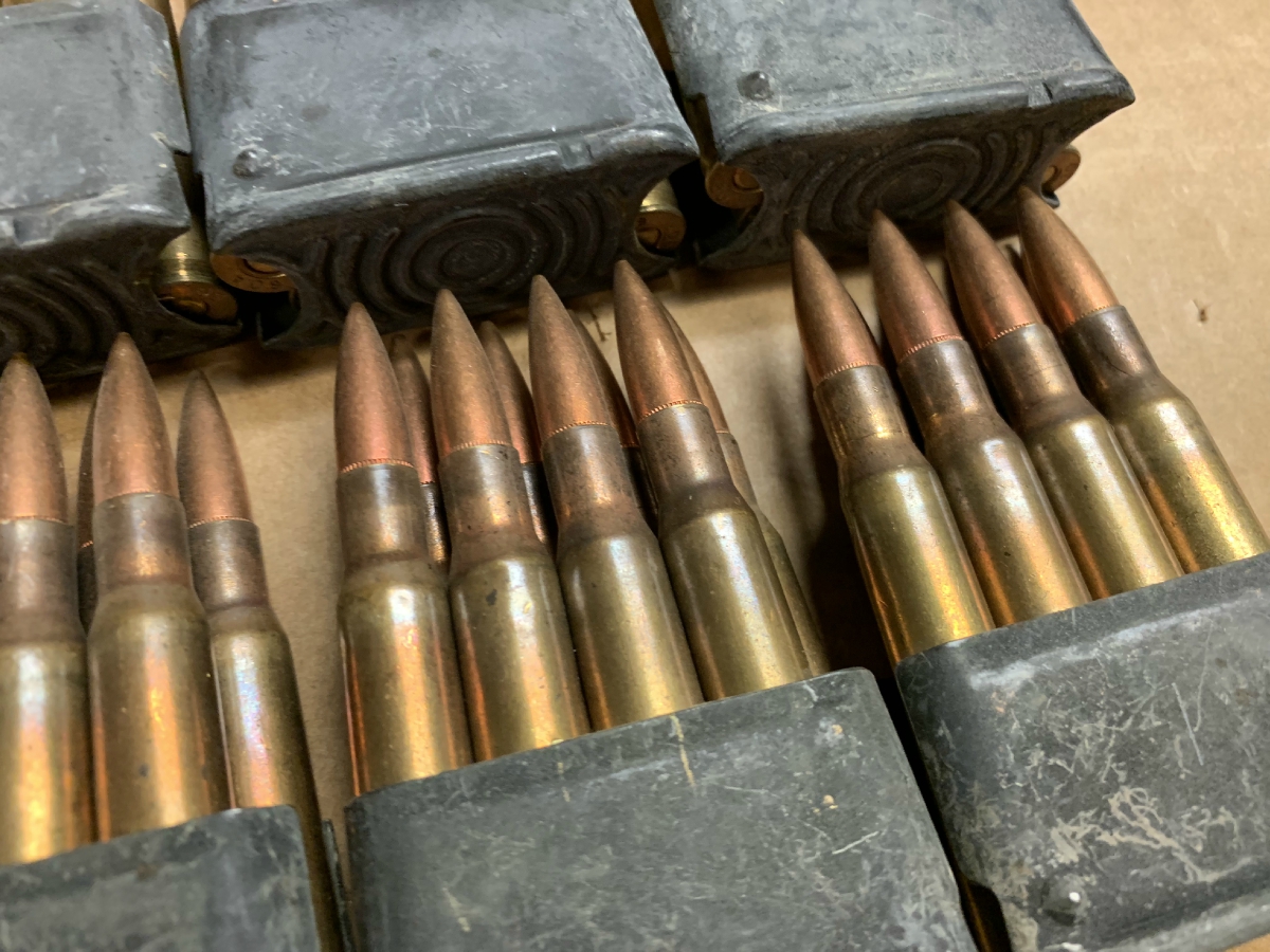 96 Rounds 30-06 M1 Garand Clipped Centerfire Rifle Cartridges Nice .30 ...