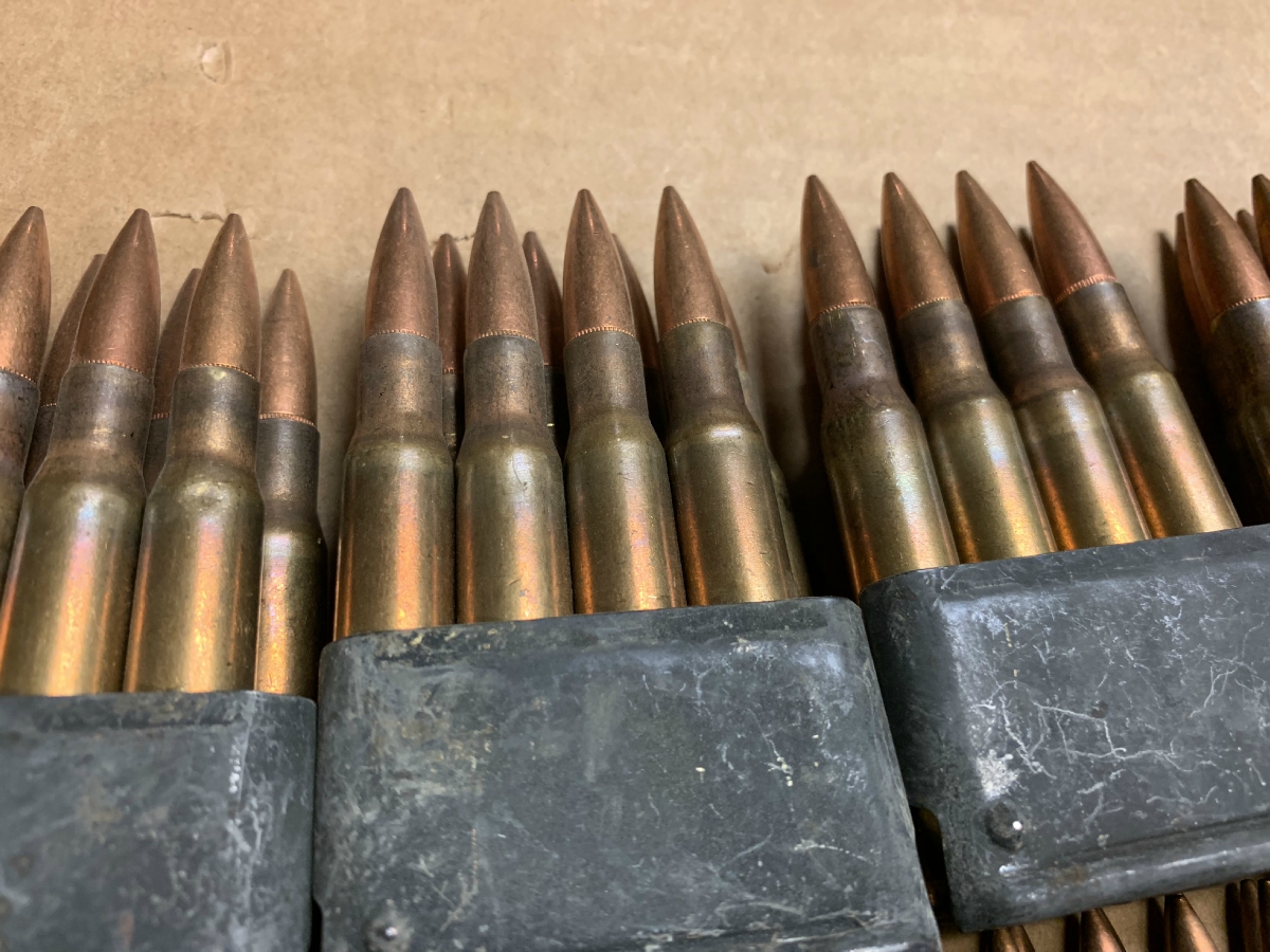 96 Rounds 30-06 M1 Garand Clipped Centerfire Rifle Cartridges Nice .30 ...