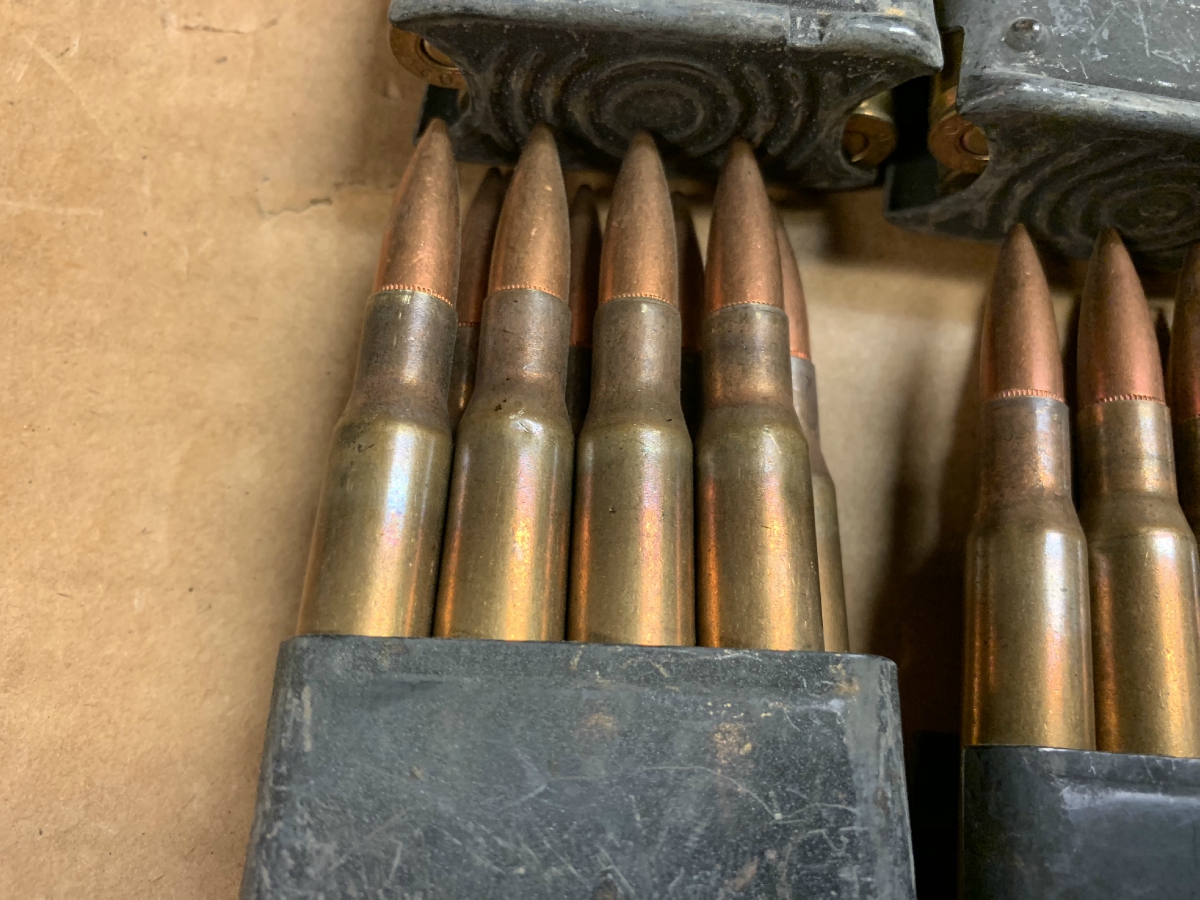 96 Rounds 30-06 M1 Garand Clipped Centerfire Rifle Cartridges Nice .30 ...