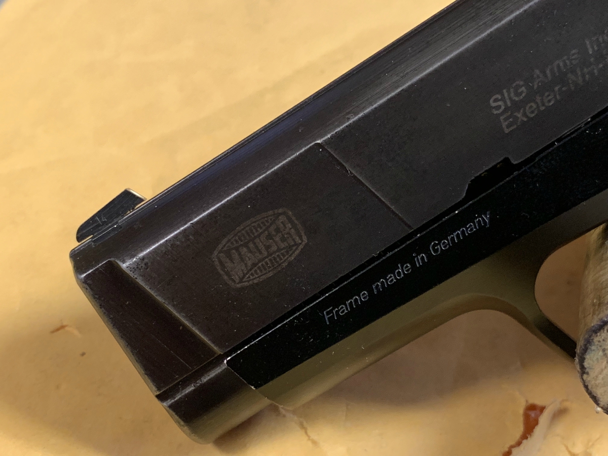 Sig Arms Model Mauser M2 Semi-Auto Pistol 10 Round Magazine Nice Pistol ...