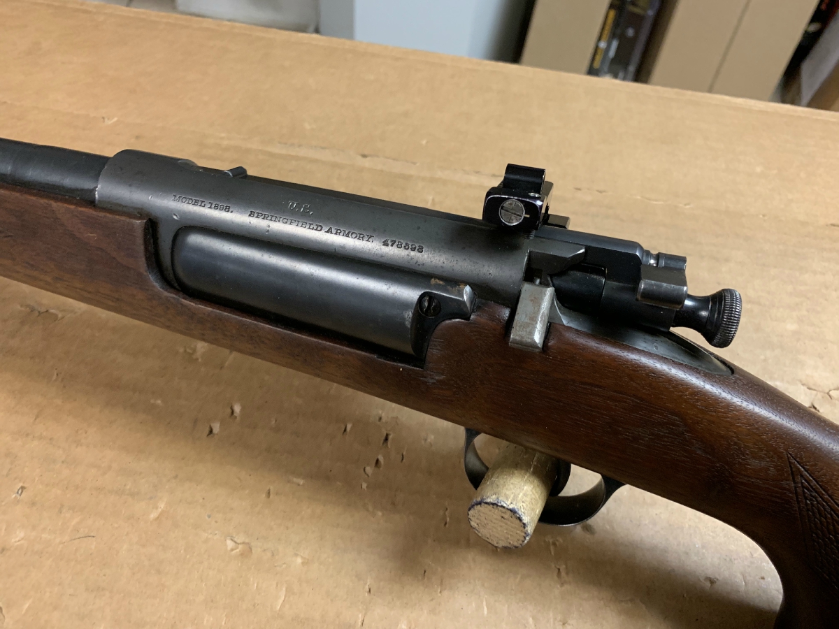Springfield Armory Us Model 1898 Bolt Action Rifle Sporter Monte Carlo ...