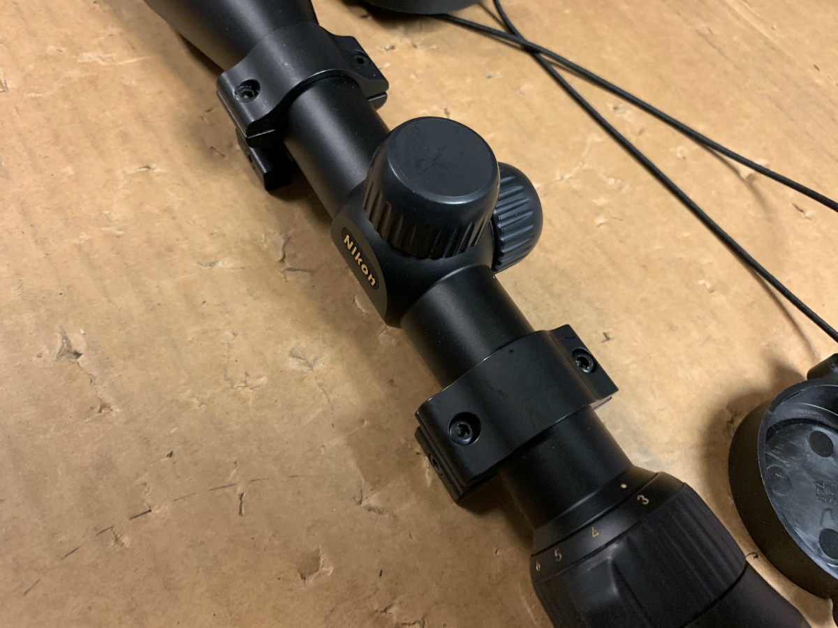 NIKON PRO STAFF 3-9X40 BDC LONG RANGE HUNTING RETICLE WITH RINGS EXCELLENT!! - Picture 6