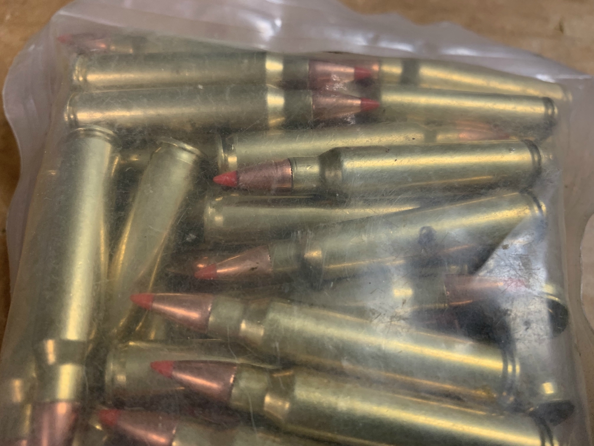 100 Rounds Professional Quality .223 Remington Ammunition Fmj Red ...