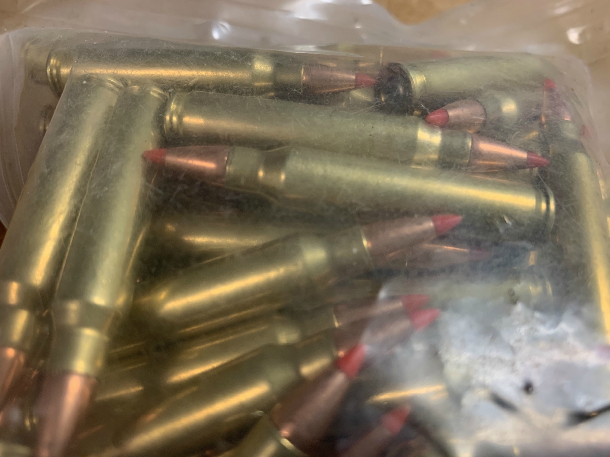 100 Rounds Professional Quality .223 Remington Ammunition Fmj Red ...