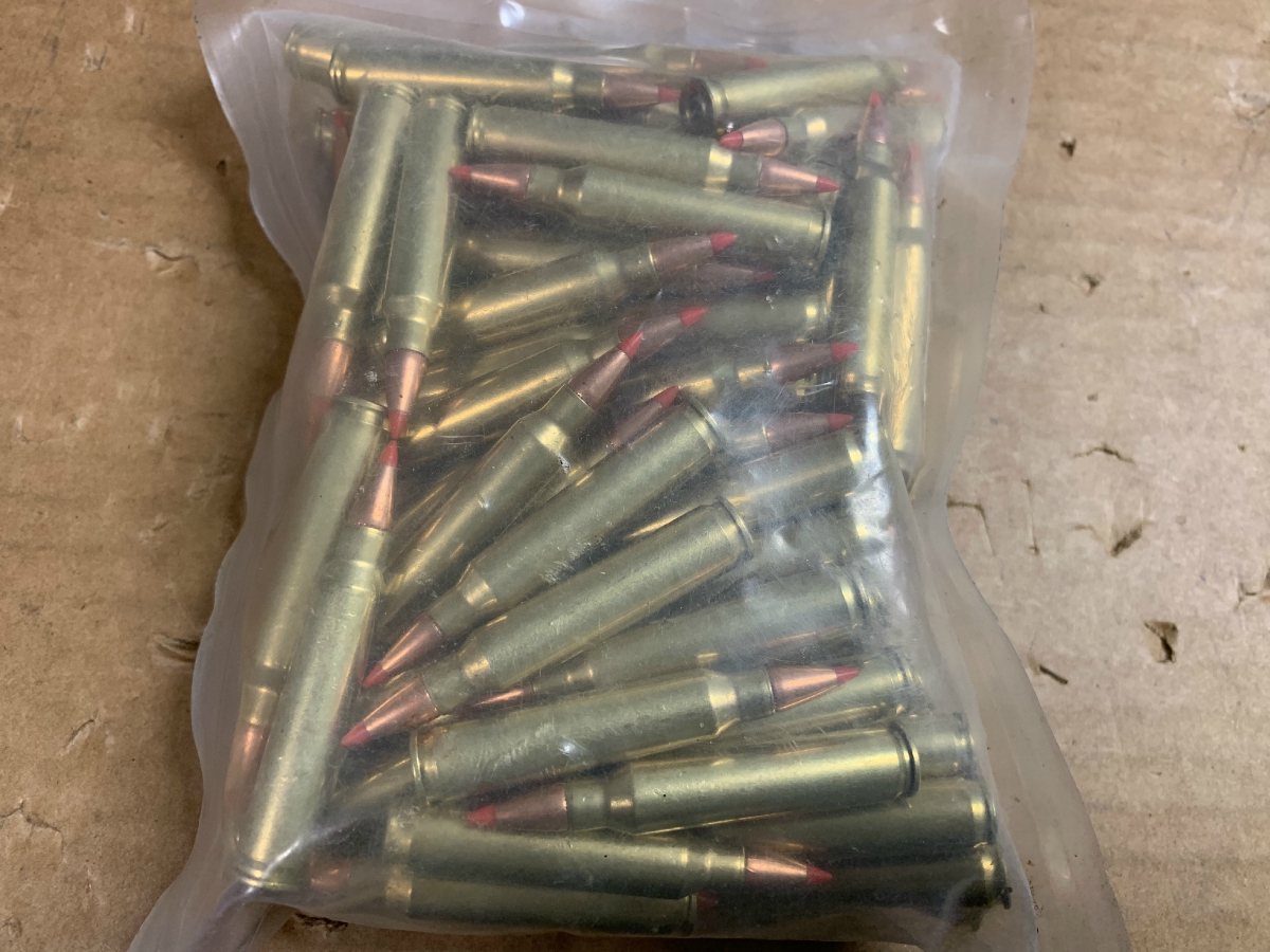 100 Rounds Professional Quality .223 Remington Ammunition Fmj Red ...