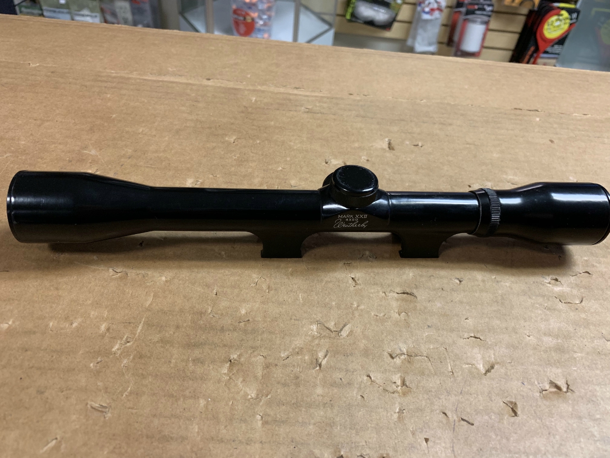 Weatherby Vintage Mark Xxii 4x50 Rifle Scope Nice Clear Optics ...