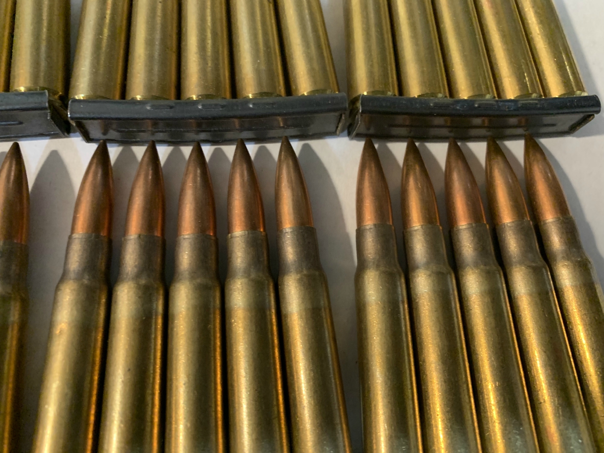 100 Rounds Rpr Romanian Clipped 8mm Mauser Ammunition Excellent 8mm ...