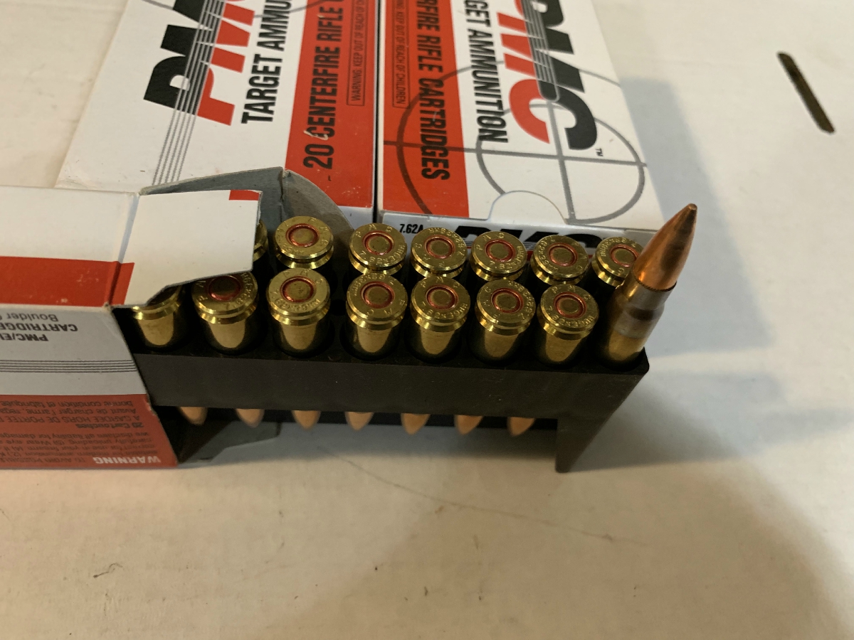 100 Rounds Pmc 7.62x39 122 Gr Fmj Centerfire Rifle Cartridges New In ...