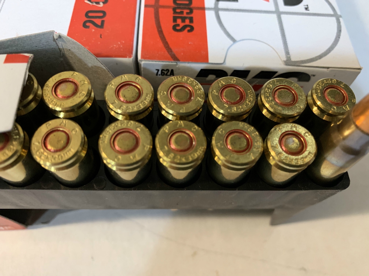 100 Rounds Pmc 7.62x39 122 Gr Fmj Centerfire Rifle Cartridges New In ...