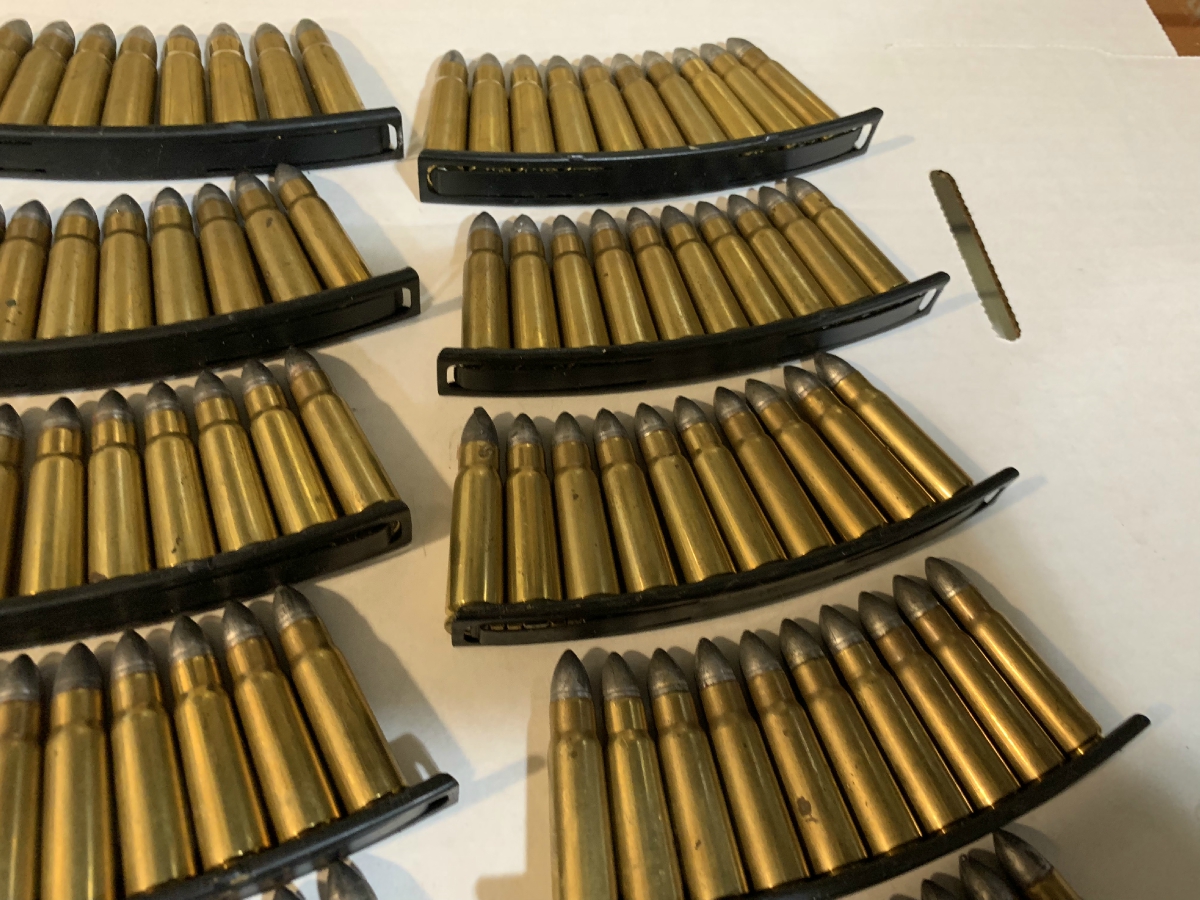 200 Rounds 7.62x39 Lead On Stripper Clips 20 Clips Of 10 Rounds Each 7 ...