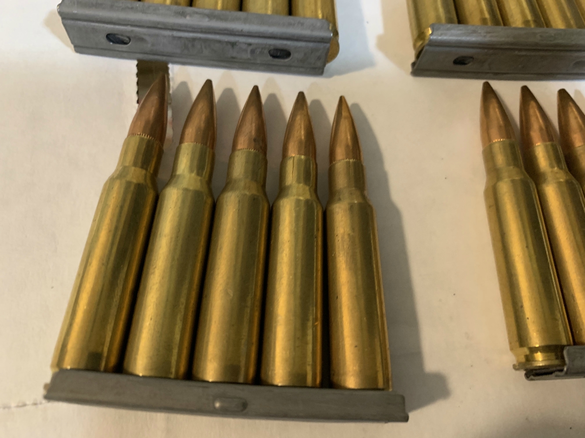 100 Rounds 308 Win Ammunition On Stripper Clips Nice .308 Win. For Sale ...