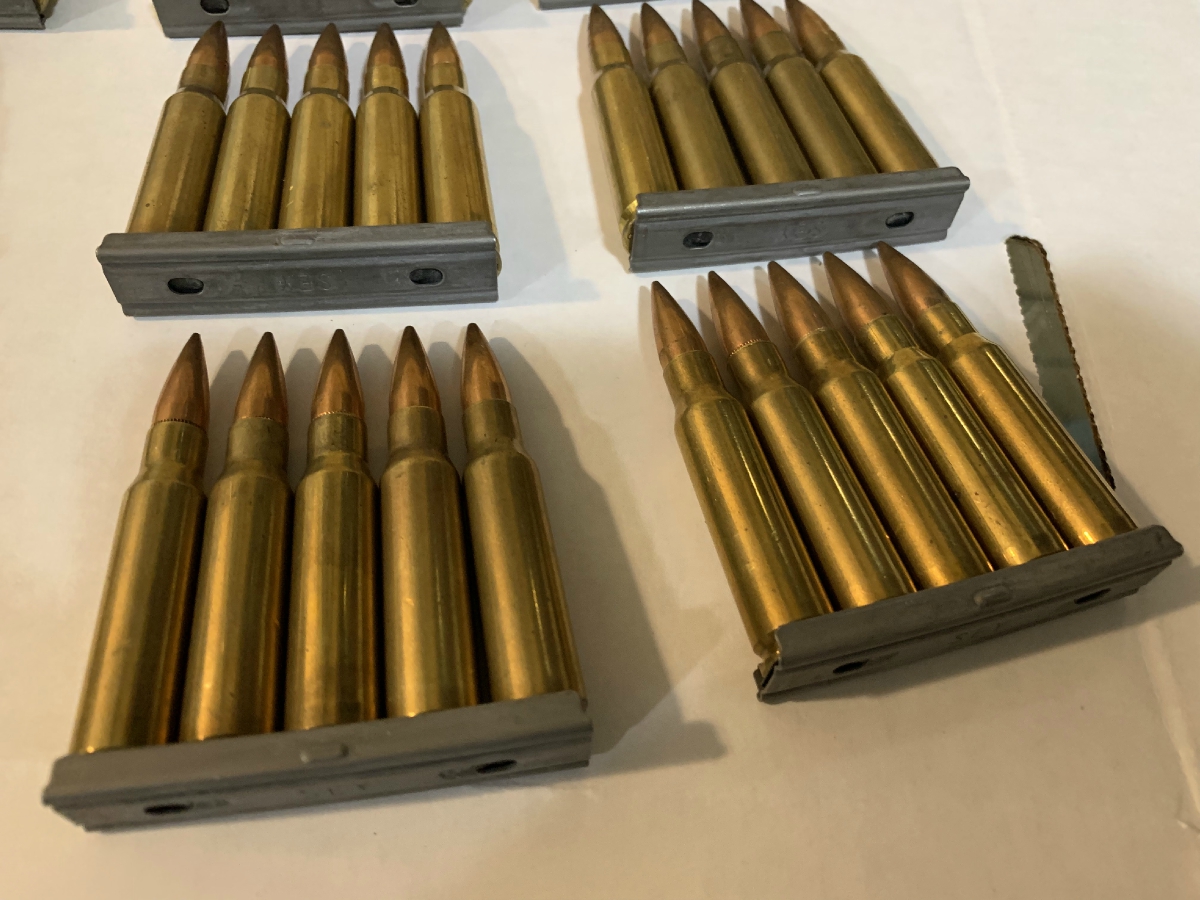 100 Rounds 308 Win Ammunition On Stripper Clips Nice .308 Win. For Sale ...