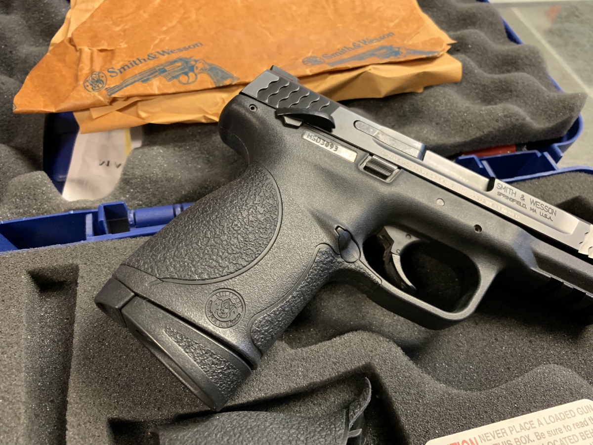 Smith & Wesson M&P 45 Compact Double 4 Inch 8+1 Black Interchangeable ...