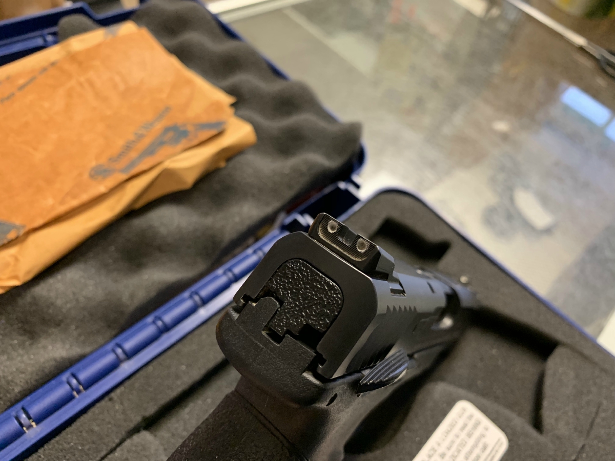 Smith & Wesson M&P 45 Compact Double 4 Inch 8+1 Black Interchangeable ...