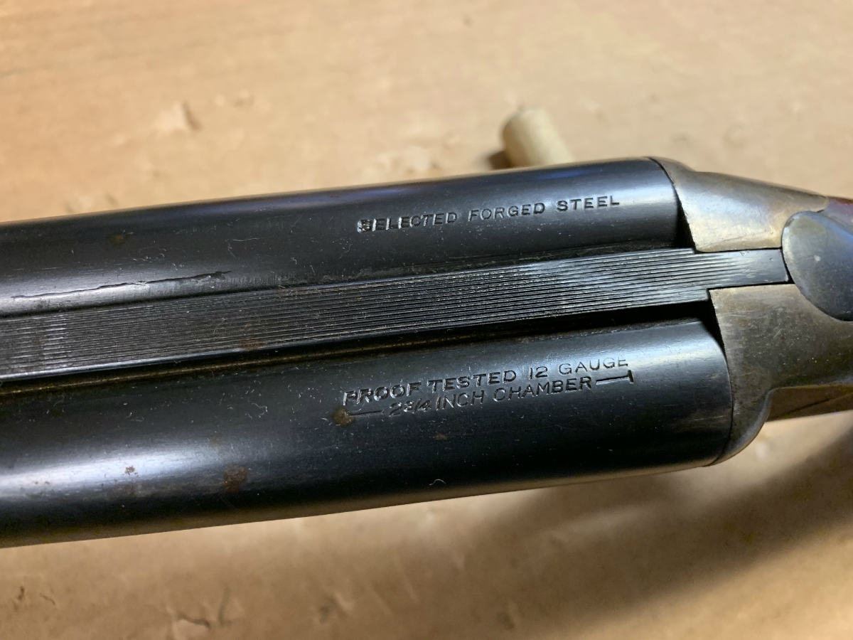 Western Field Wards Model 50 Side By Side Double Barrel Shotgun 30 Inch ...