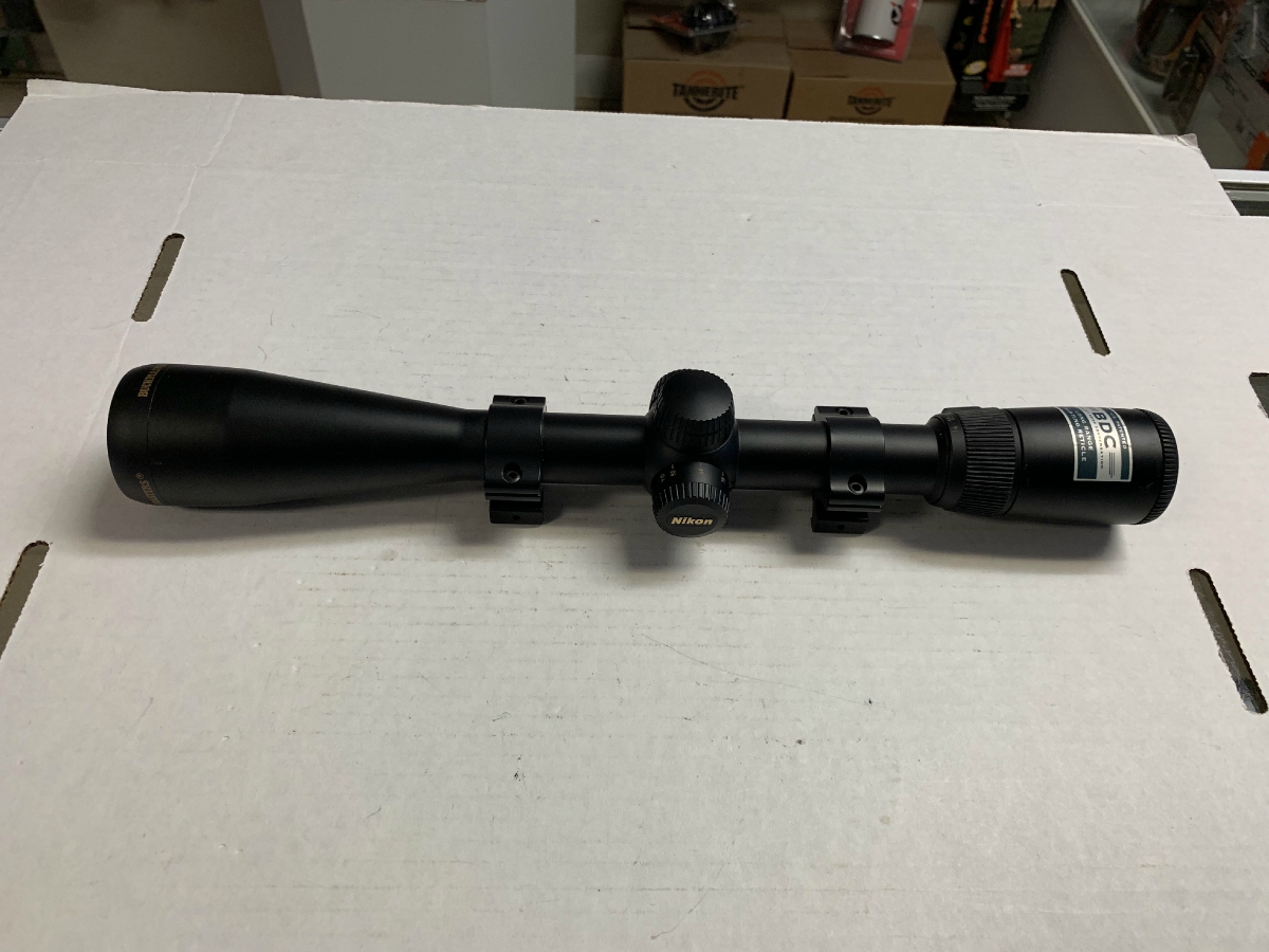 Nikon Buckmasters 4.5-14x40 Rifle Scope With Rings In Excellent ...