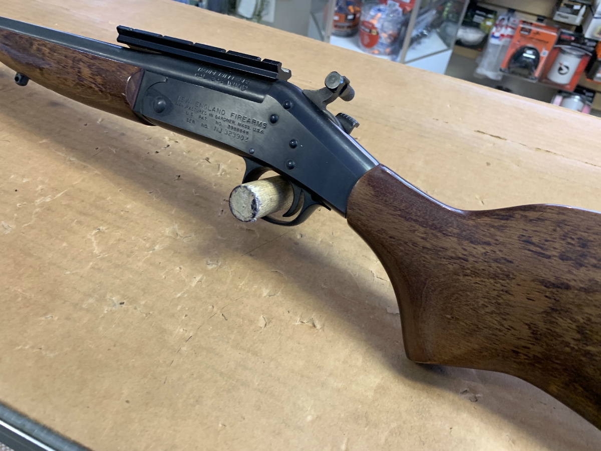 NEW ENGLAND FIREARMS - HANDI RIFLE BREAK ACTION SINGLE SHOT 22 INCH ...