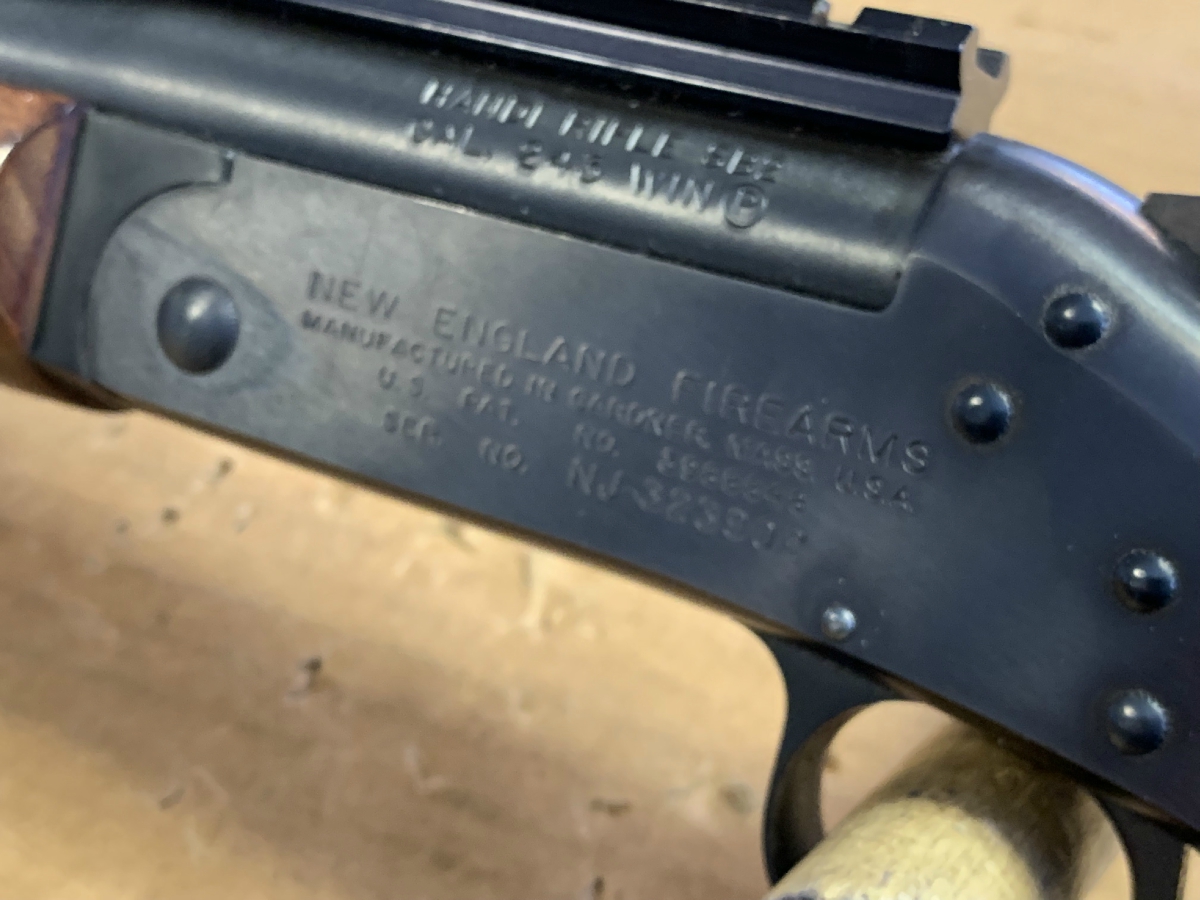 New England Firearms Handi Rifle Break Action Single Shot 22 Inch ...