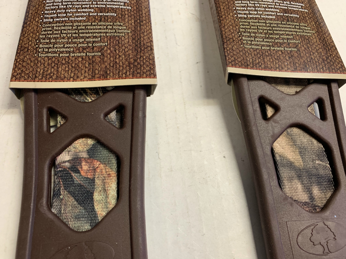 Two Mossy Oak Chickasaw Silicone Grip Gun Sling Hi Quality Slings With ...