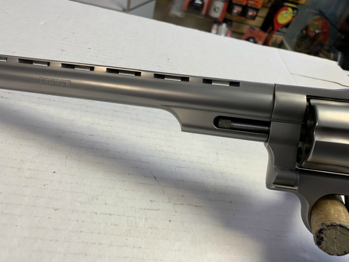 Taurus Model M44 6 Shot Stainless Steel Revolver 12 Inch Barrel Magna ...