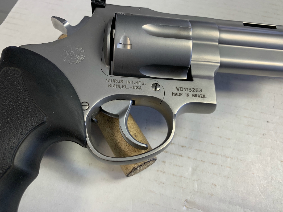 Taurus Model M44 6 Shot Stainless Steel Revolver 12 Inch Barrel Magna ...