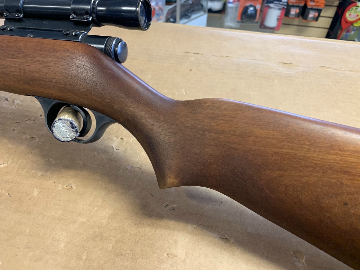 Springfield Model 87a Semi-Auto Rifle Tube Magazine With Jc Higgins 2 ...