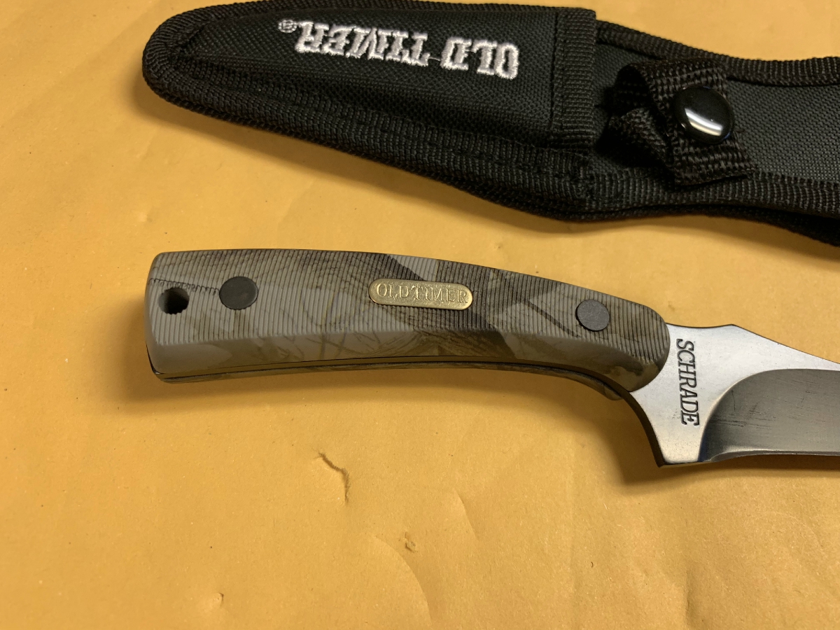 Schrade Sharpfinger Fixed Blade Knife 7cr17 High Carbon Stainless Steel ...